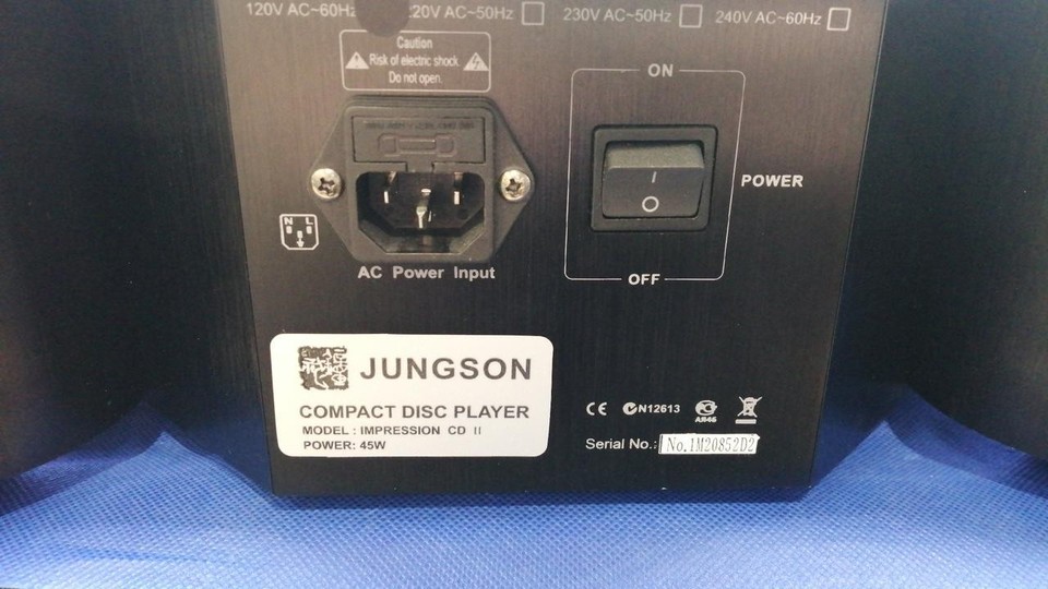 JUNGSON Audio Science & Tech Impression Tube CD Player Used | eBay
