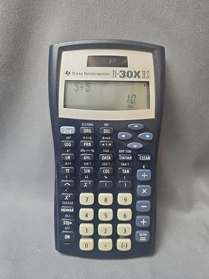 Texas Instruments TI-30X IIS Calculator With Cover- Tested And Working ...