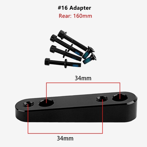 TEKTRO HD-R280 Flat Mount Hydraulic Disc Brake Set 1900mm Dual Piston ...