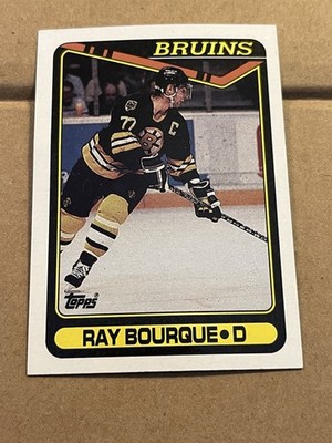 1990-91 TOPPS - RAY BOURQUE BRUINS #43 | eBay