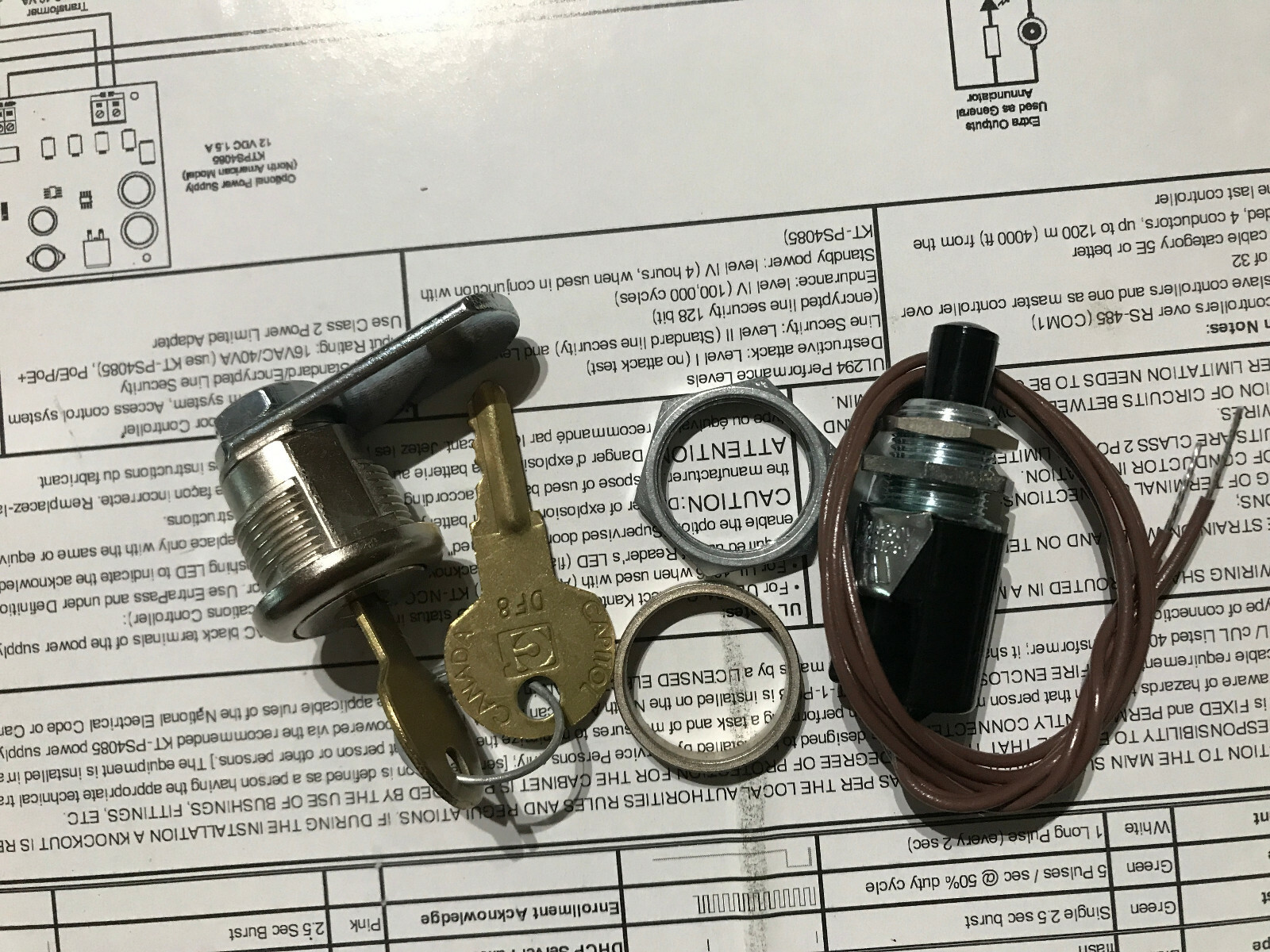 KT-1-M CABINET ENCLOSURE FOR TYCO DSC HILLS KANTECH KT1 PCB ONE DOOR ...