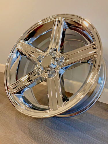 Set of 4 - 20x8 Factory Style IROC chrome WHEELS - 5x5 - CHEVY OBS | eBay