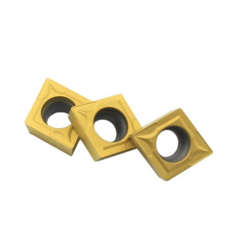 10x CCMT09T304 CCMT32.5 Carbide Inserts For SCLCR Lathe Turning Boring ...