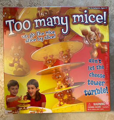 Little Treasures Mouse Stacks Cheese Tower Game, Too Many mice! A Fun ...