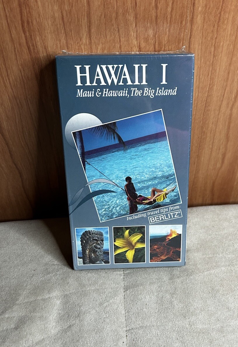 Hawaii I Maui & Hawaii The Big Island VHS Travelview Vol 1 1990 Vintage ...