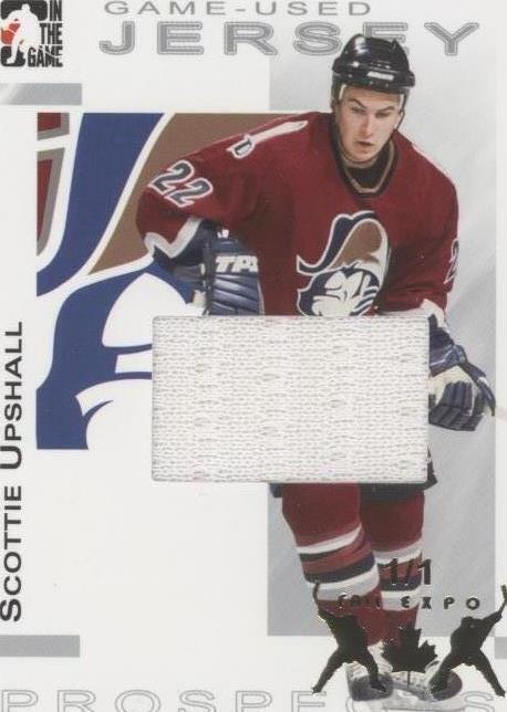 2004-05 In the Game Heroes and Prospects - Game-Used Jersey Scottie ...