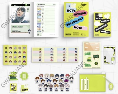 With NCT Korean Vocabulary Note NCT와 배우는 기초 한국어 글로벌 에디션 Fun Learn Kpop ...