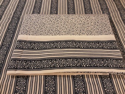Vtg Springmaid Bill Blass Queen Sheets Flat&Fitted Blue&White Floral ...