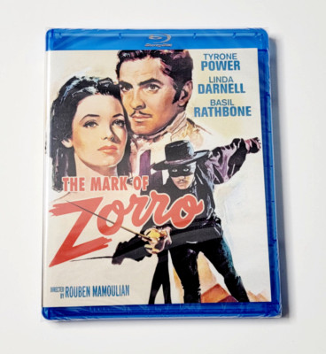 THE MARK OF ZORRO (Blu-Ray, 2016) Tyrone Power, Linda Darnell, Basil ...