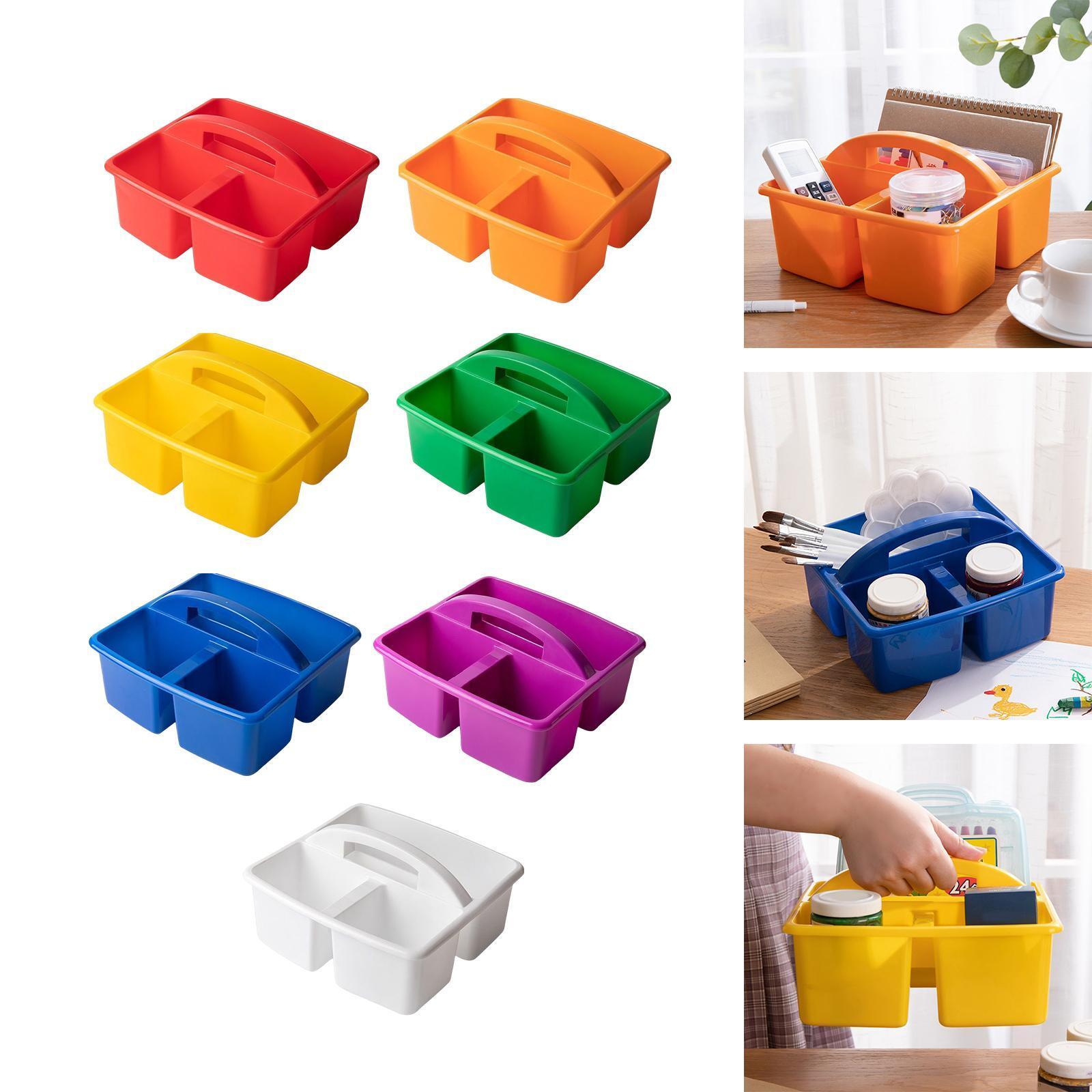 Desktop Caddy with Compartments Bin, Craft Organizer Case, Classroom ...