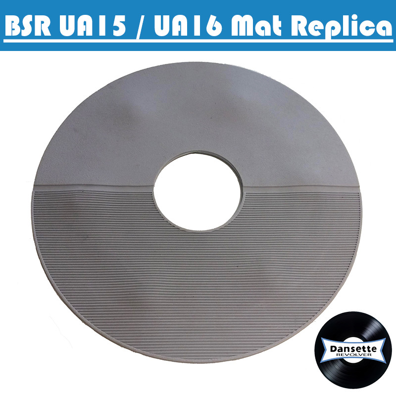 Turntable Mat for BSR UA15 / UA16 - Dansette, Bush, Fidelity, Alba, etc ...