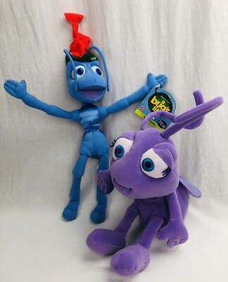 Disney Pixar A Bugs Life LOT Flik & Dot 15-18" Plush Soft Toy Stuffed ...