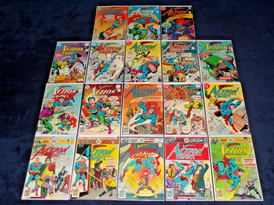 ACTION COMICS 460 461 462 463 464 465 466 467 468 469 470 471 472 474 ...