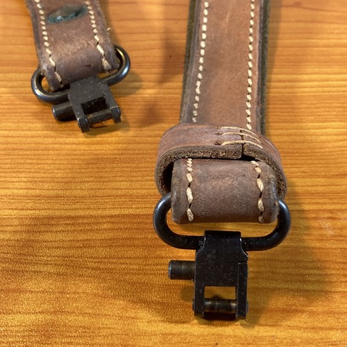 Vintage Safariland Tooled Tan Leather Rifle/Gun Sling Adjustable Length ...