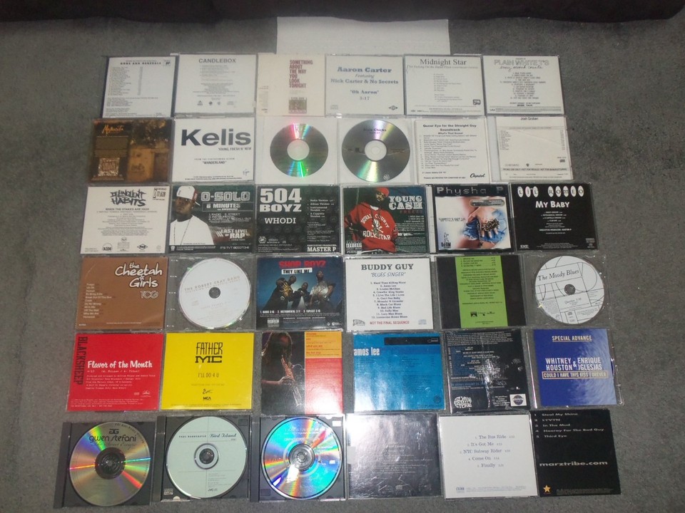rock-pop-alt-rap Lot OF 36 PROMO CDS: CANDLEBOX-PLAIN WHITE T'S ...