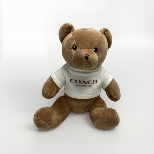 Coach Paris Fragrance Plush / Stuffed Brown Teddy Bear w White T Shirt ...