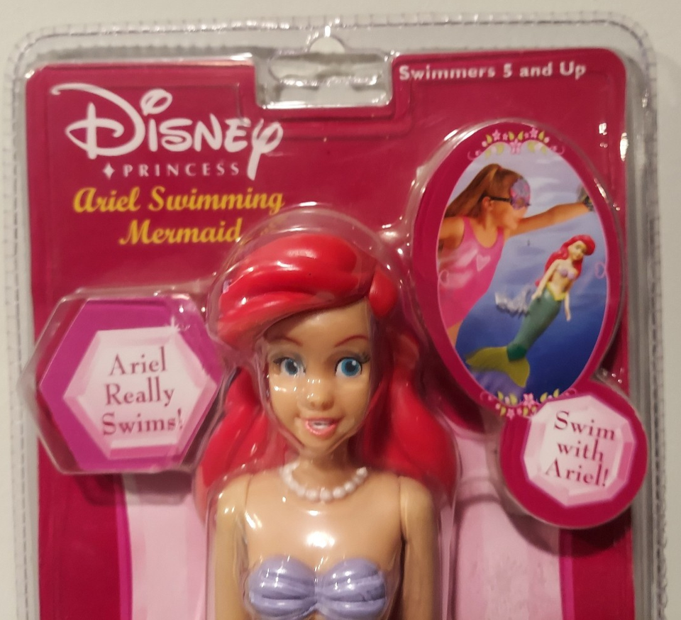 Disney Princess Ariel Swimming Mermaid The Little Mermaid NIP Unopened ...