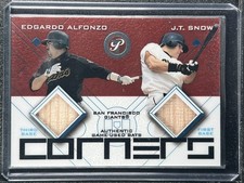 2003 Topps Pristine - Corners J.T. Snow, Edgardo Alfonzo #PC-AS (MEM ...