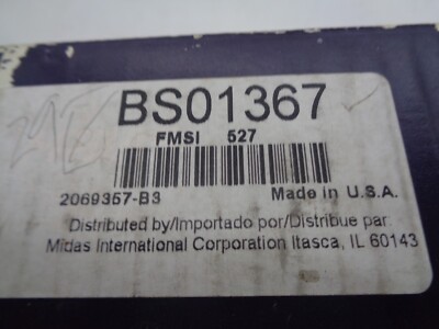 MIDAS BRAKE SHOES - REAR BRAKE PAD KIT - BS1367 | eBay