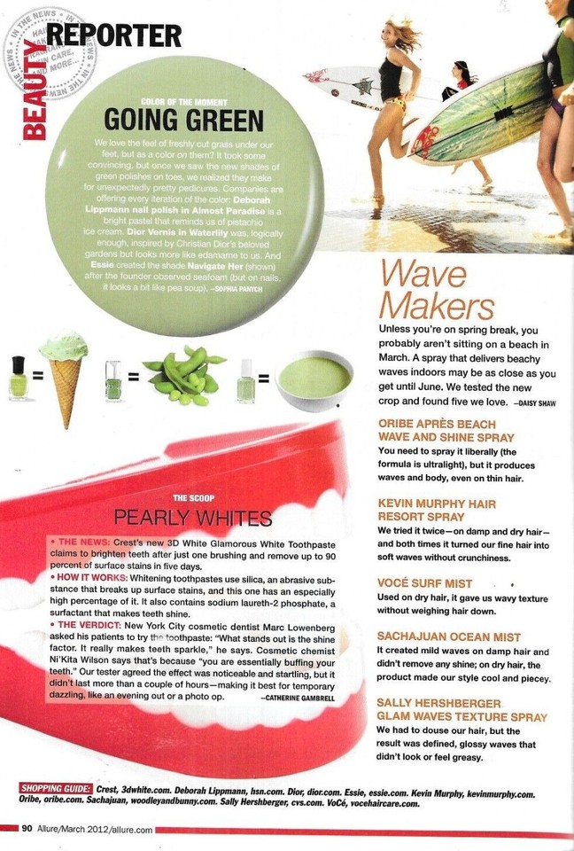 Allure Magazine Kim Kardashian Hollywood Beauty Insider Makeup Bust ...