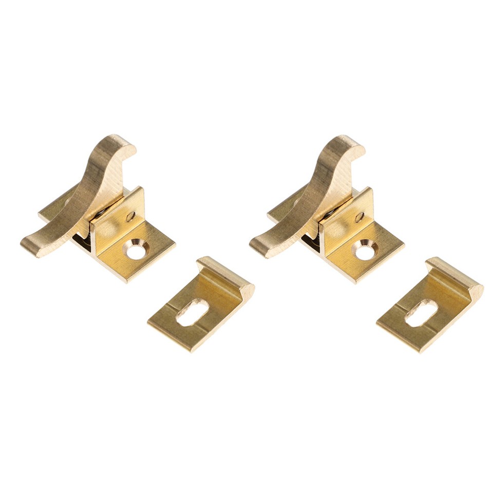 2 Sets Window Doors Lock Cabinet Door Elbow Latches Brass Elbow Latches ...