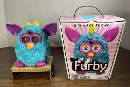 Furby 2012 Lagoon Teal Purple 2nd Gen. New Open Box 653569817451| eBay