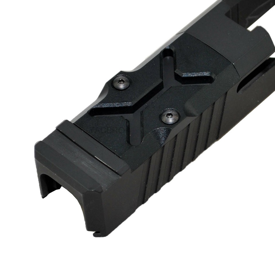 Black Anodized Aluminum Trijicon RMR Cover Plate for G17 G19 G26 Cut ...