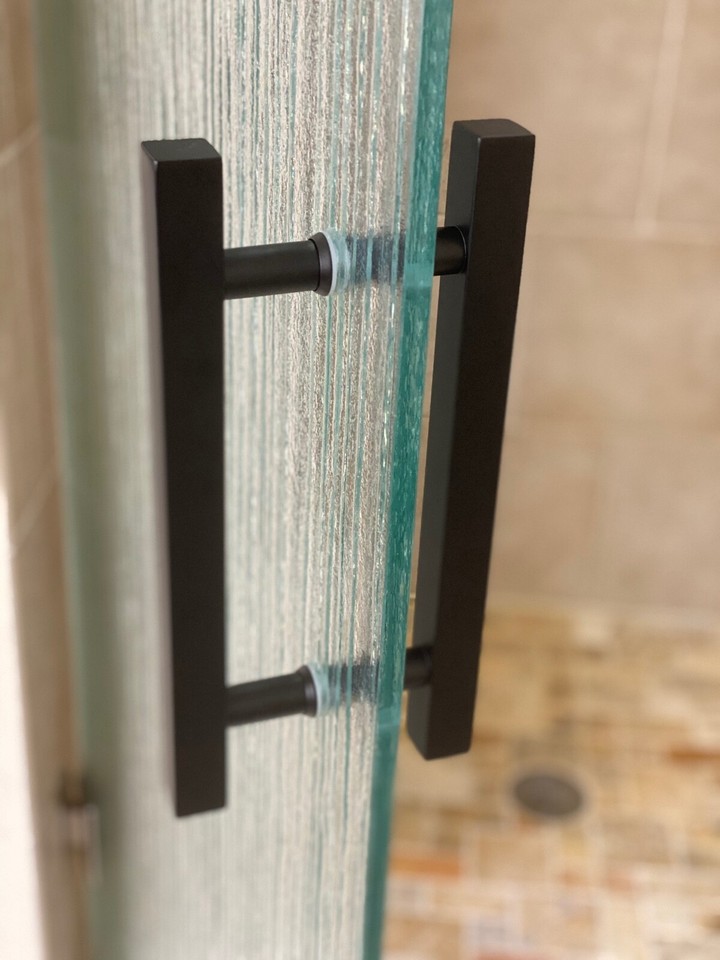 Shower Door Handle - 8" Square Ladder Pull (NEW STYLE) | eBay