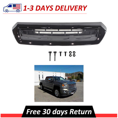 New Black Hood Air Vent Fits 17-19 GMC Sierra 2500 HD 3500 HD 6.0L 6.6L ...