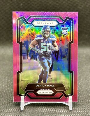 2023 Panini Prizm Derick Hall Rookie Card #388 Pink Prizm | eBay