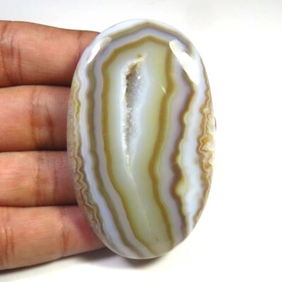 Natural Agate Druzy Geode Onyx Gems 60x36mm Window Onyx Oval Brown Cabs ...