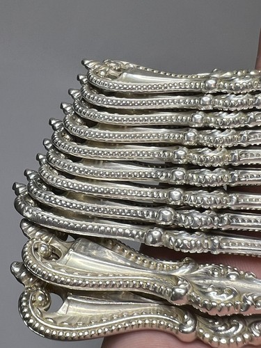 TOWLE OLD COLONIAL Pattern 1895 Sterling Silver Silverware 84 Pieces ...