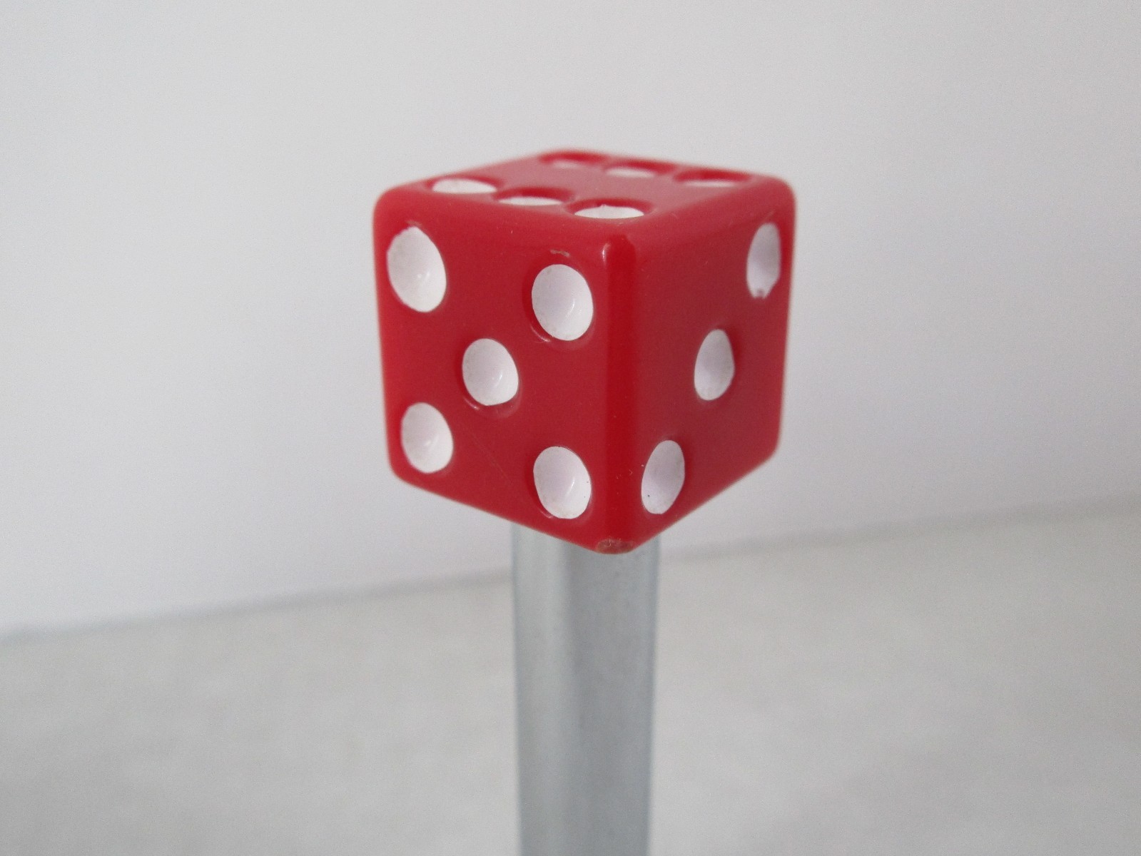 DOOR LOCK KNOBS DICE RED 1 PAIR FITS CHEVY FORD MOPAR HOT ROD CLASSIC ...