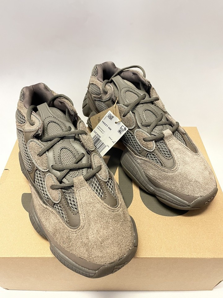 Adidas Yeezy 500 Brown Clay Sneakers Shoes GX3606 Men's Size 9.5 US | eBay
