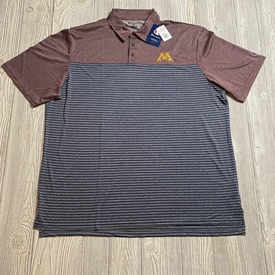 Minnesota Golden Gophers Logo Golf Polo Men’s XXL Embroidered Champion ...