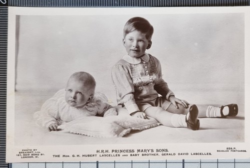 Postkarte Die Hon.hubert Lascelles Und Gerald David Prinzessin Marien ...