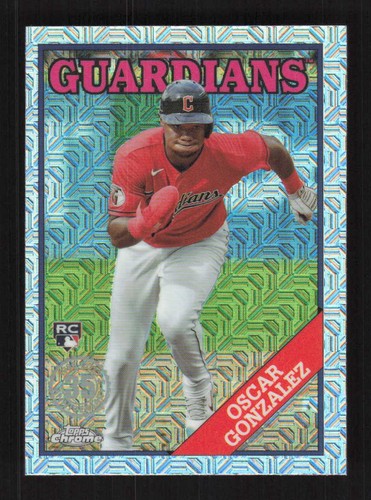 Oscar Gonzalez 2023 Topps 1988 Anniversary Cleveland Guardians #T88C-92 ...