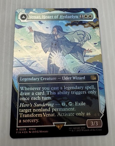 MTG Venat Heart Of Hydaelyn (Borderless Foil) Final Fantasy 0329 FFXIV ...
