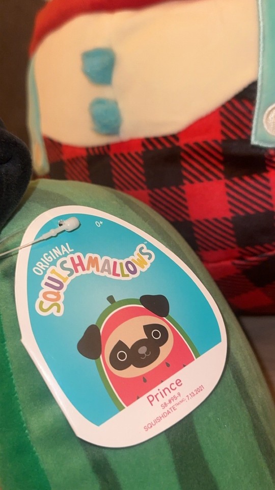 New Squishmallows Bulk Lot of 3 Stuffed Animal Toy Stasia Ukee Prince ...