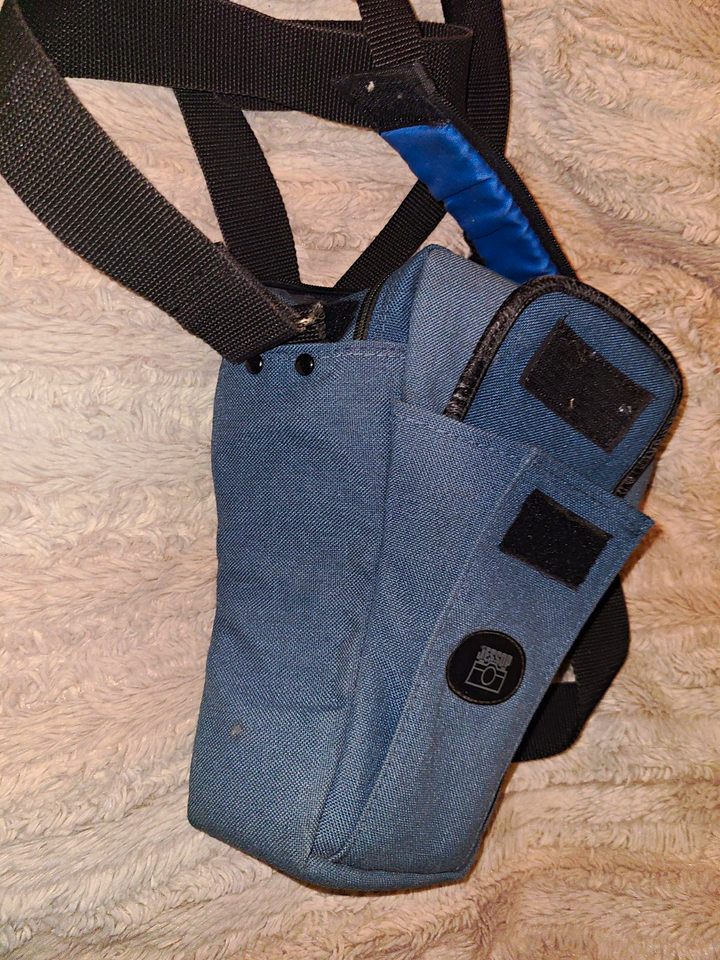 Padded Nylon Camera Carry Shoulder Bag Case with Strap Universal Blue ...