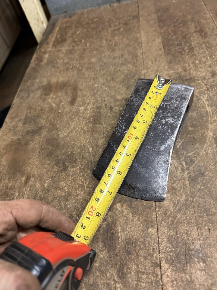 Antique Rare 3-1/4 Lb Single Bit Wedge Axe Head Marked Marsh Oakland ...