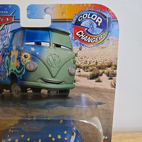 Disney Pixar Cars Volkswagen VW Fillmore Color Changers Van 2 in 1 Blue ...