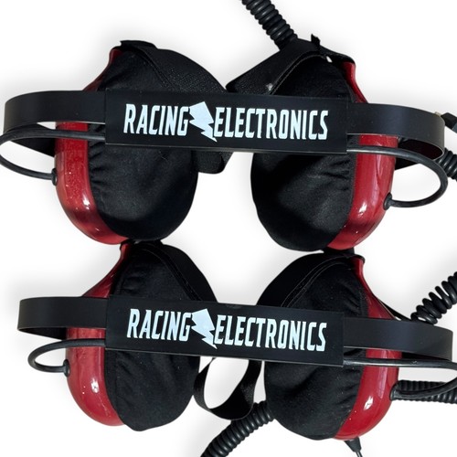 2X Vintage RE Racing Electronics Headsets Motorsport Nascar Volume ...