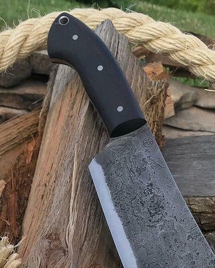 CUSTOM HANDMADE 18" CARBON STEEL HUNTING SURVIVAL CHOPPER MACHETE KNIFE ...