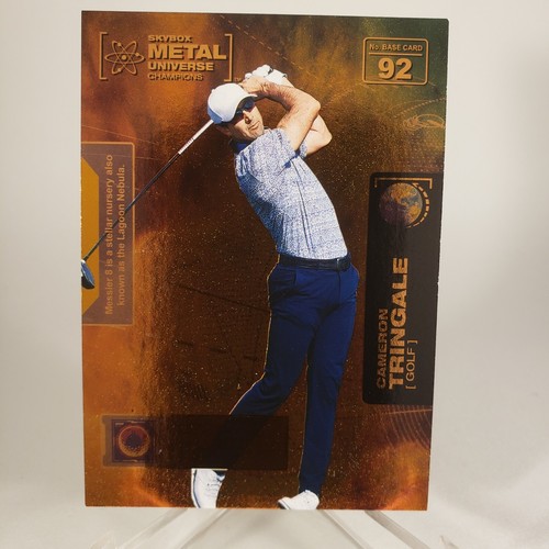 2021 Skybox Metal Universe Champions CAMERON TRINGALE Base Card #92 ...