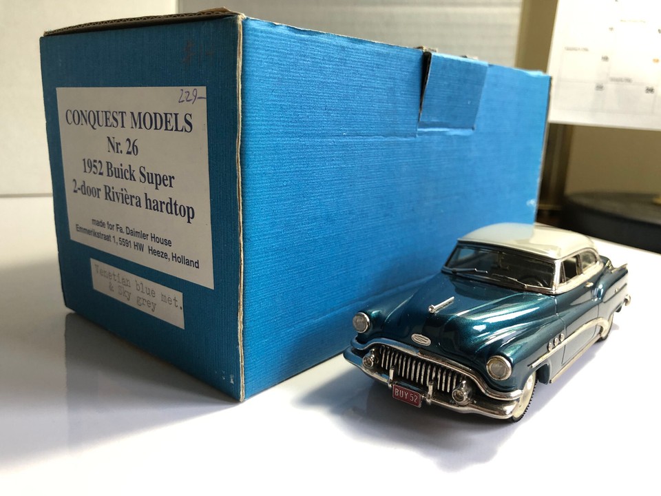 Conquest 1952 Buick Super Riviera 2dr Htp no.26 1/43 | eBay
