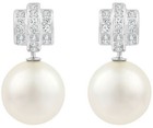 Swarovski Millenia Drop Earrings Asymmetrical Set White Rhodium 5602782 ...