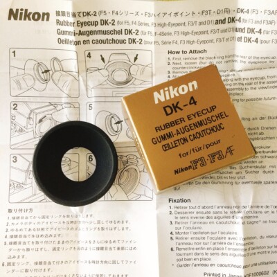 Nikon DK-4 Rubber EyeCup for F/F2/FE/FE2/F3/FM/FM2/Nikkomat English ...