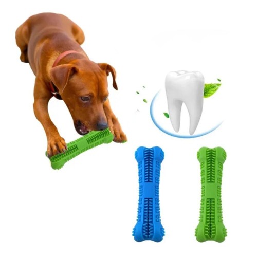 Dog Toothbrush Toys Clean Teeth Brushing Stick Pet Brush Mouth Chewing ...
