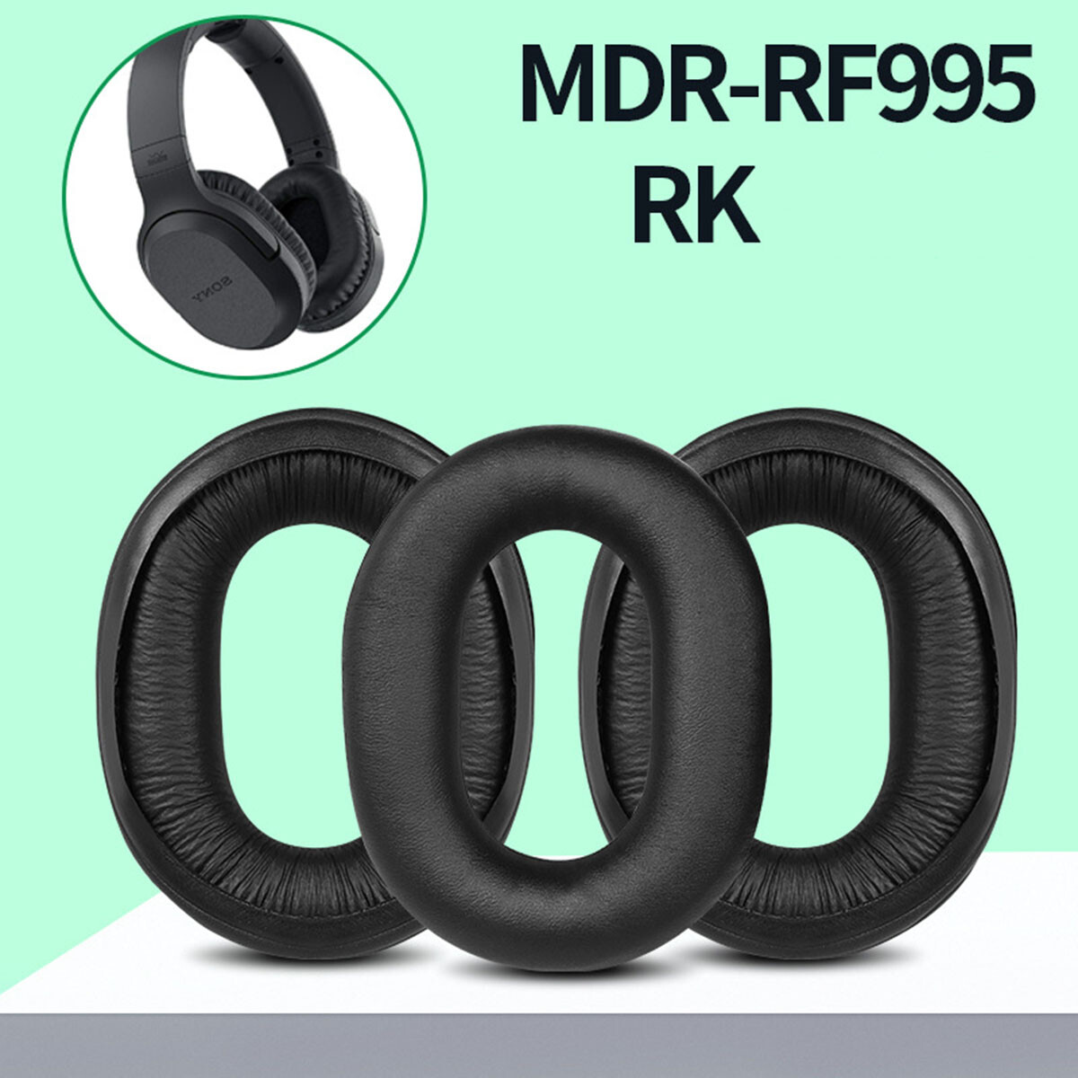 For Sony MDR-RF995RK Headphones Replacement Ear Pads Cushions Earmuffs ...